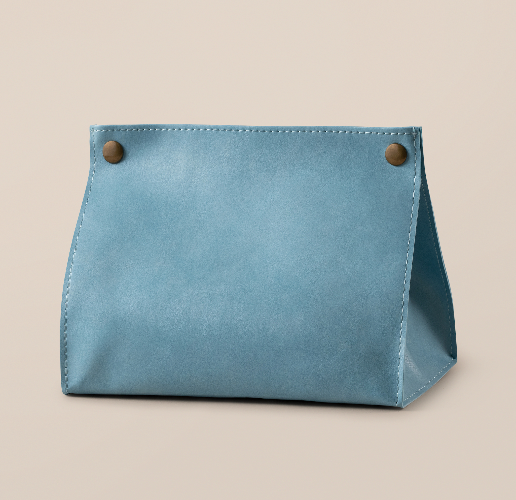 Sky Blue Leather Snap Hostess Pouch – The Stamp Studio