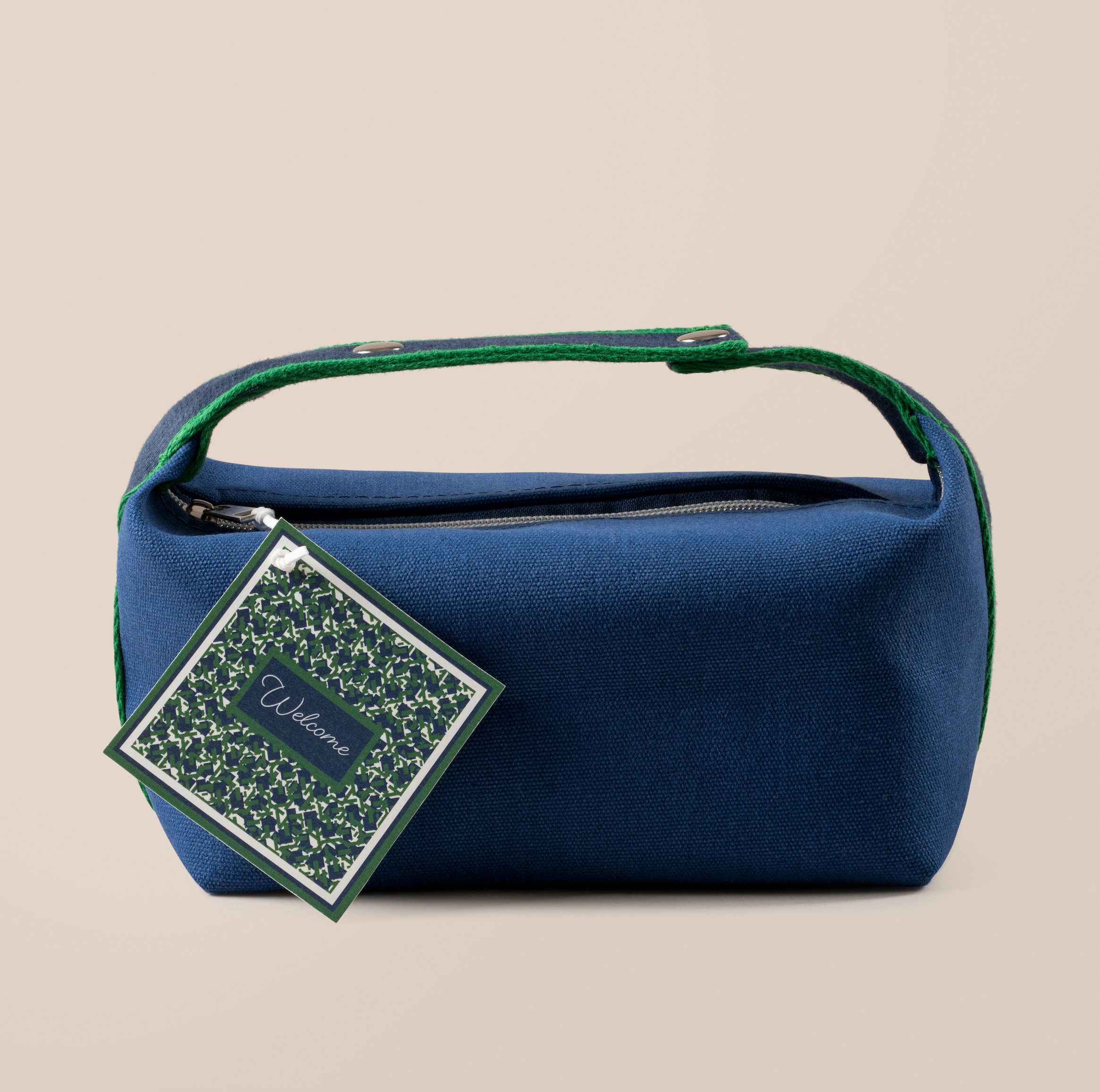 Navy canvas carry case – The Stamp Studio