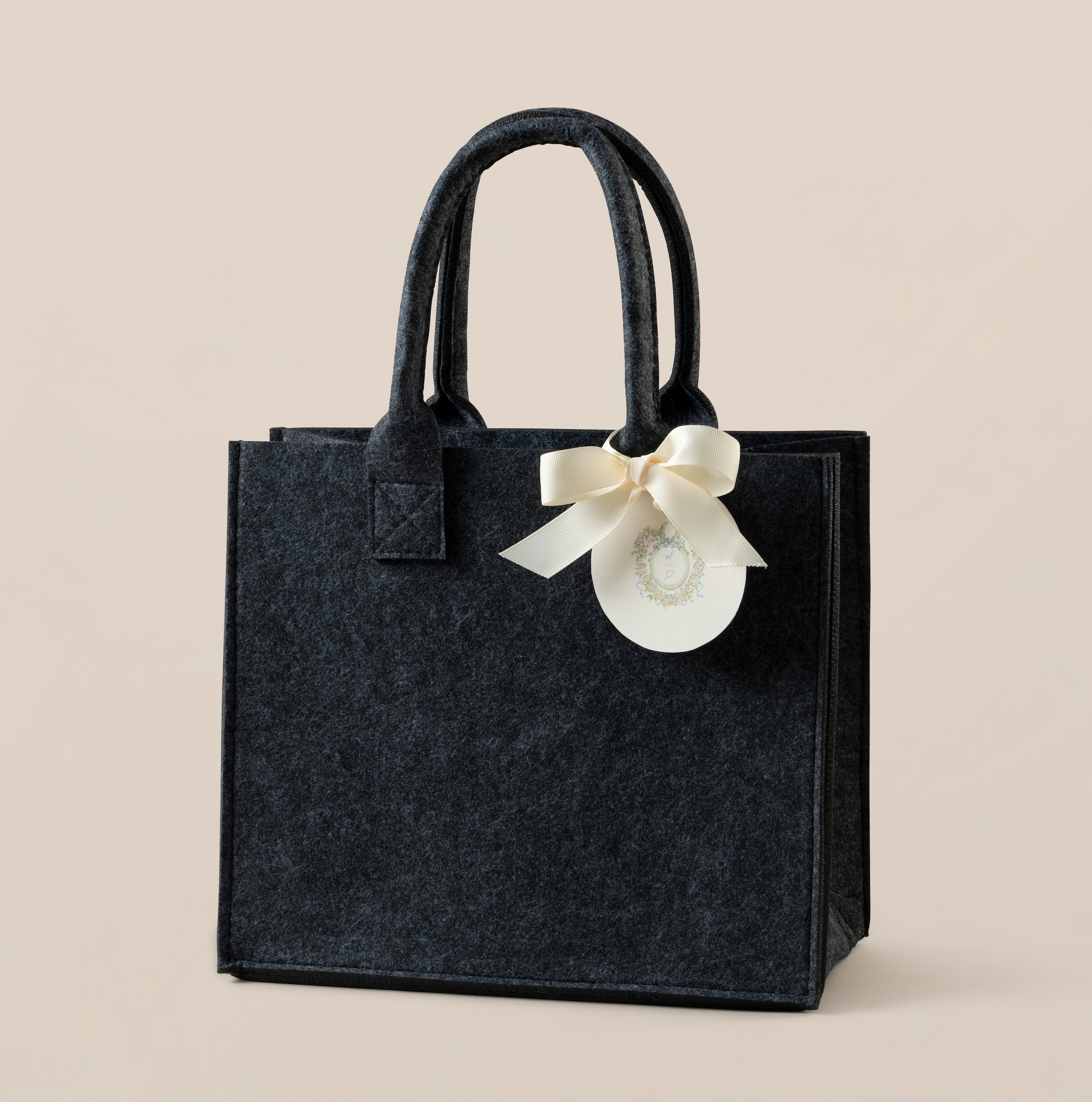 Medium Charcoal Hostess Tote Bag – The Stamp Studio